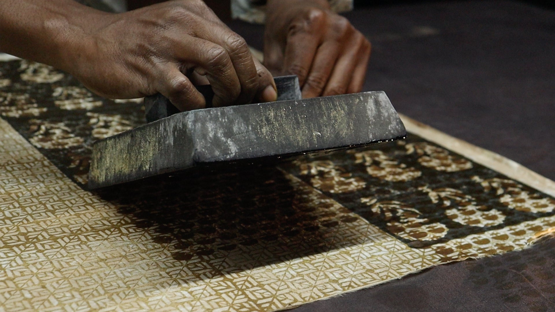 block printing process